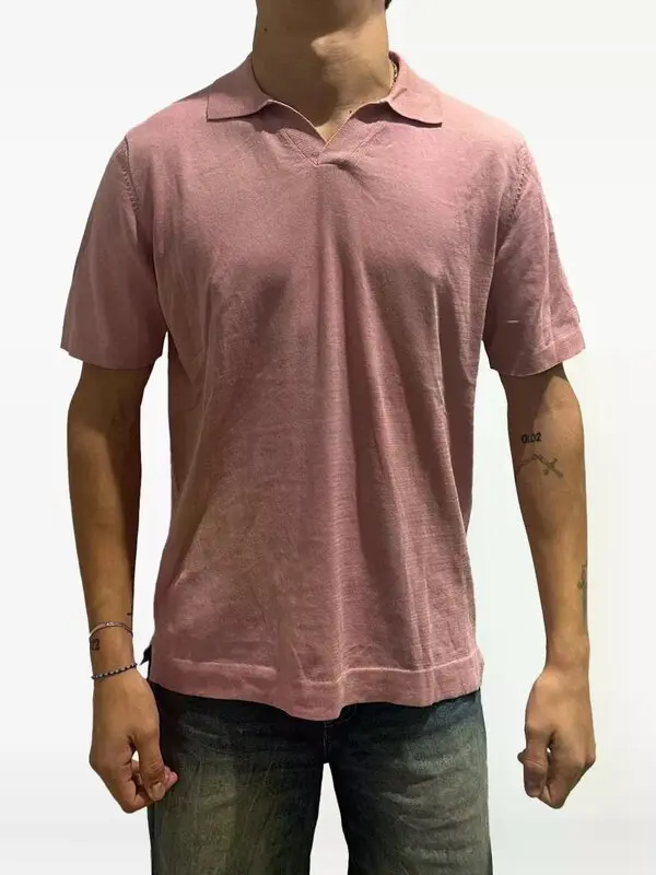 RAYNE 1896 V-neck T-shirt - Pink