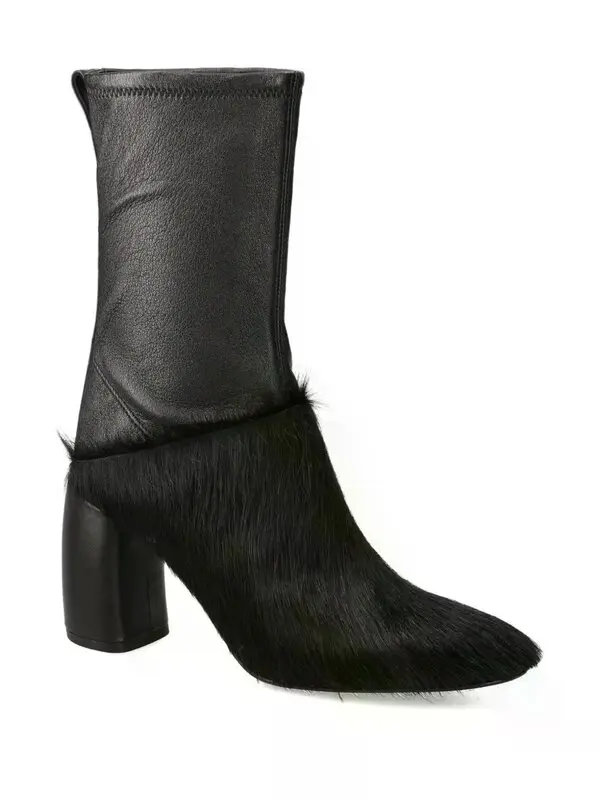Premiata Ankle Boots With Furry Detail