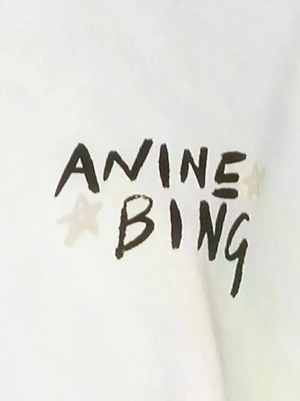 ANINE BING Rear Lettering T-shirt