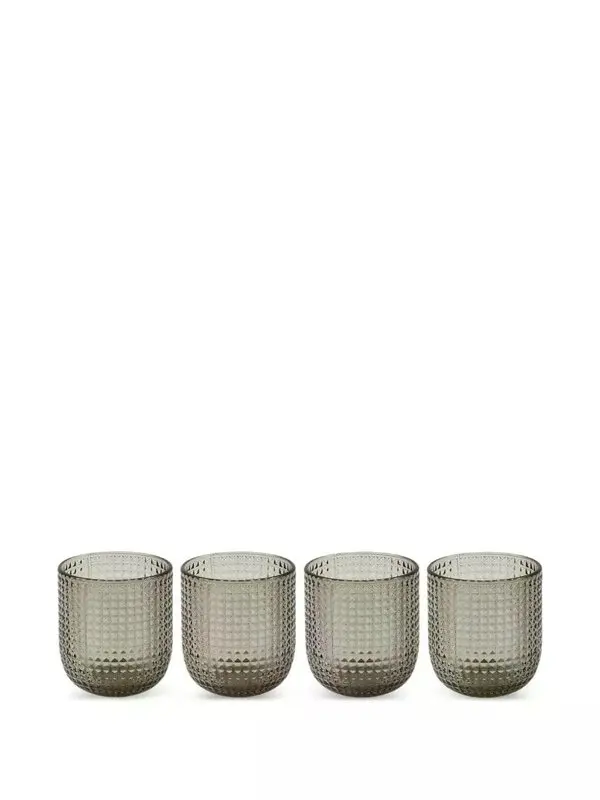 POLSPOTTEN Rooftop Tumbler Glassware - Grey