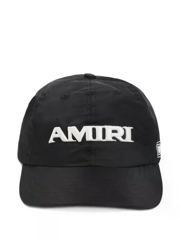 Amiri Logo-embroidered Baseball Cap - Black