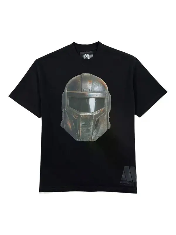 M4MADDMAXX Helmet-graphic T-shirt