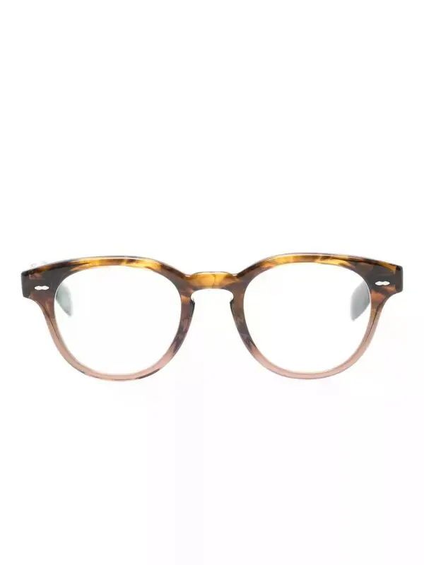 Oliver Spencer Cary Grant Round-frame Glasses - Brown