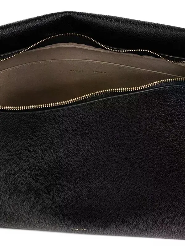 WANDLER Penelope Leather Tote Bag - Black