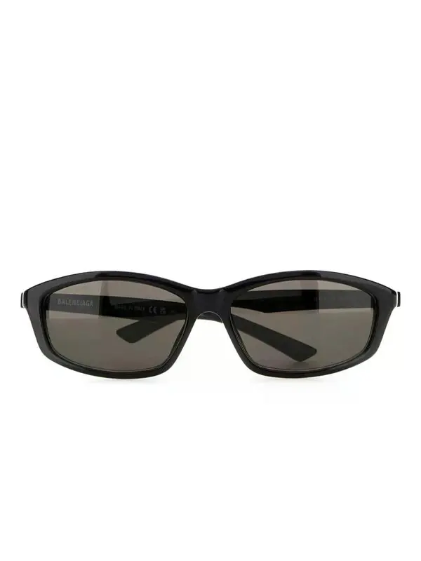Balenciaga Logo-print Sunglasses - Black