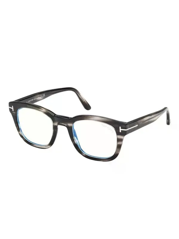 TOM FORD Rectangle Frame Glasses - Grey