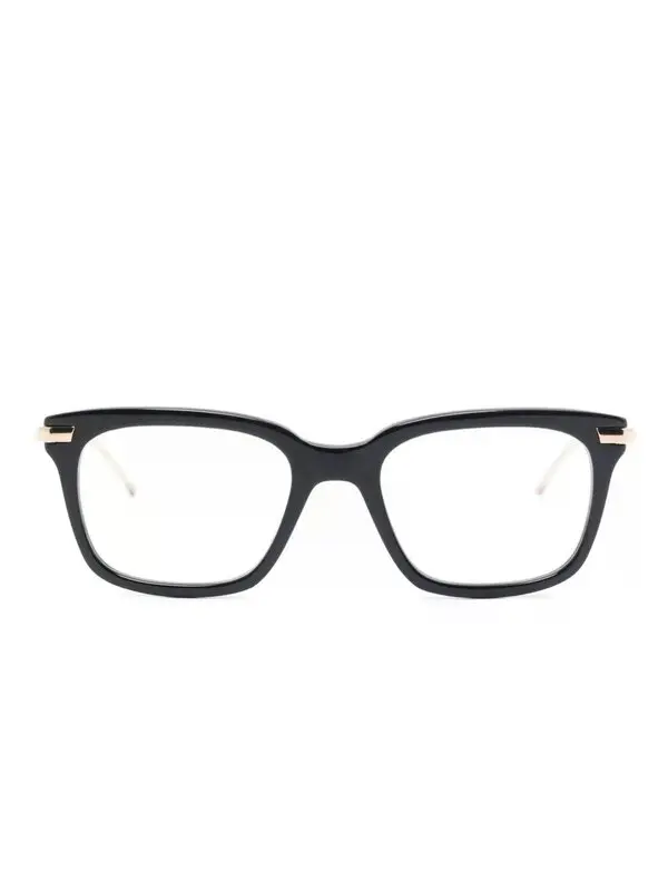 Thom Browne Rectangle-frame Eyeglasses - Black