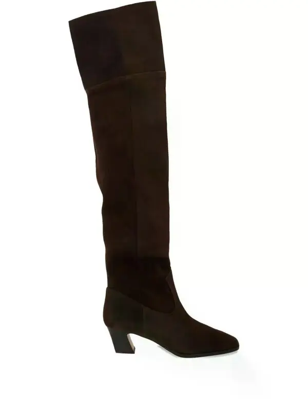 AQUAZZURA 50mm Nomad Square-toe Boots