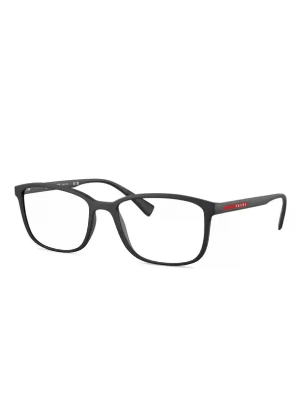 Prada Square Frame Eyeglasses - Black
