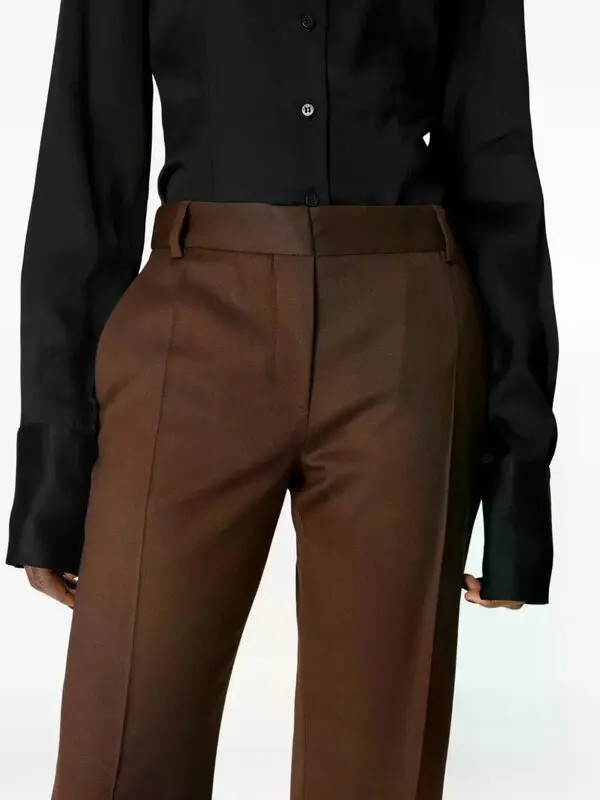 MARINE SERRE Virgin-wool Tailored Trousers
