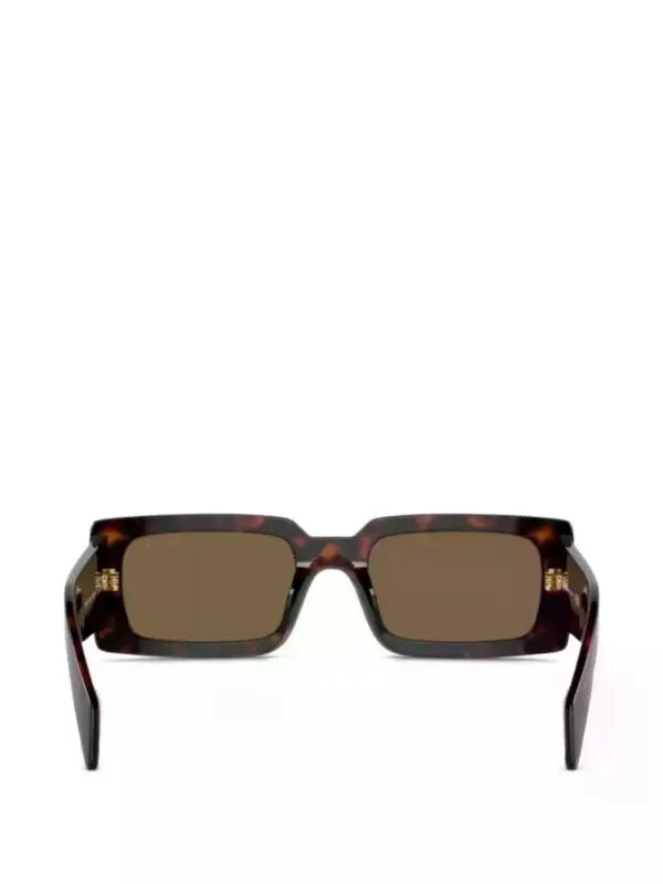Prada Rectangle-frame Sunglasses - Brown