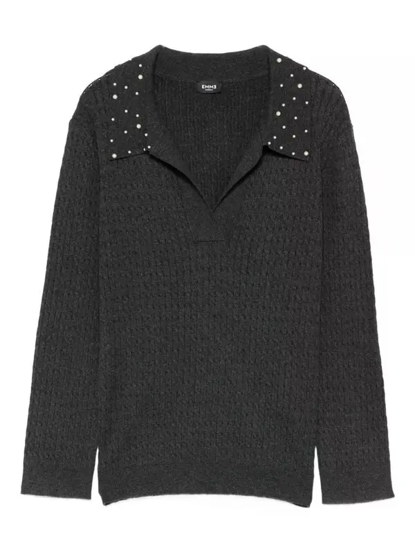 Marella Embellished-collared Sweater