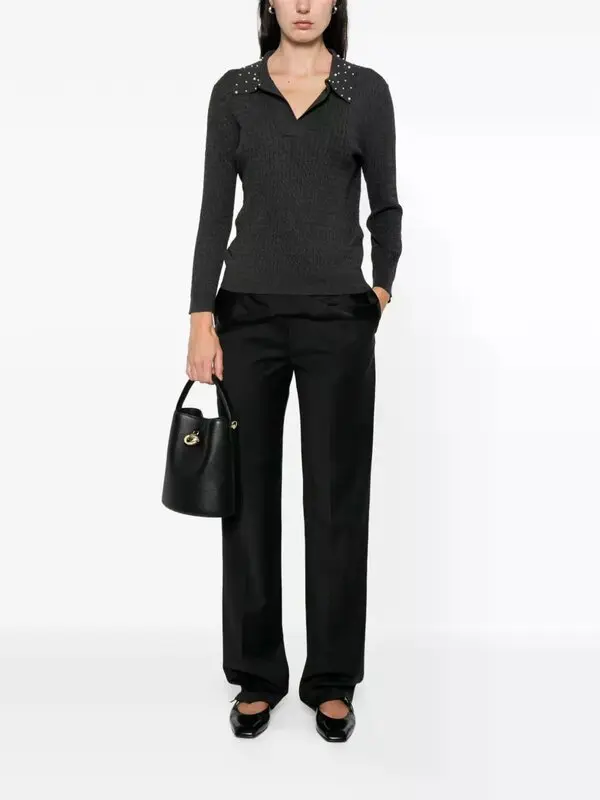 Marella Embellished-collared Sweater