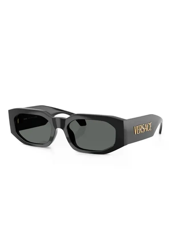 Versace Geometric Frame Sunglasses
