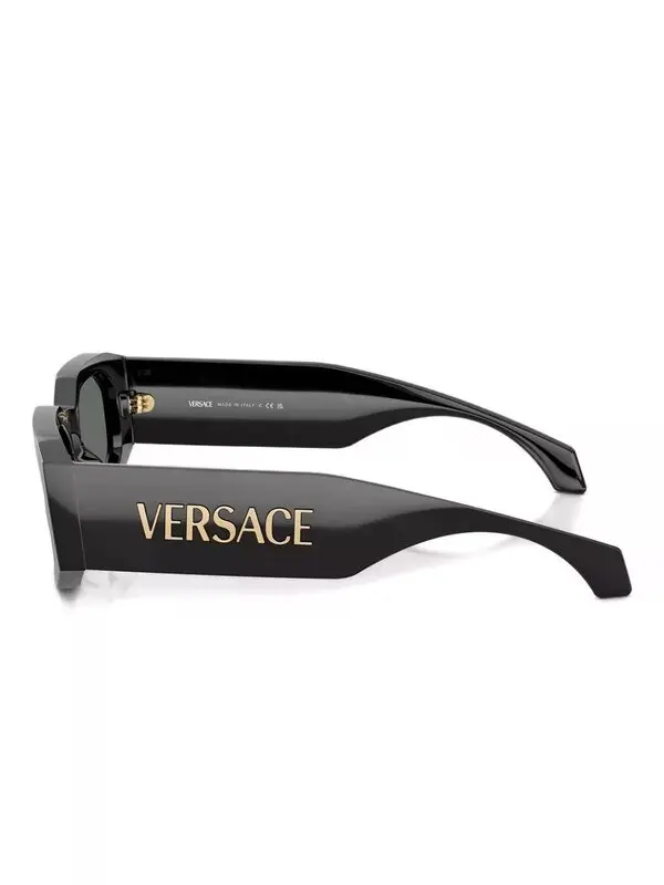 Versace Geometric Frame Sunglasses