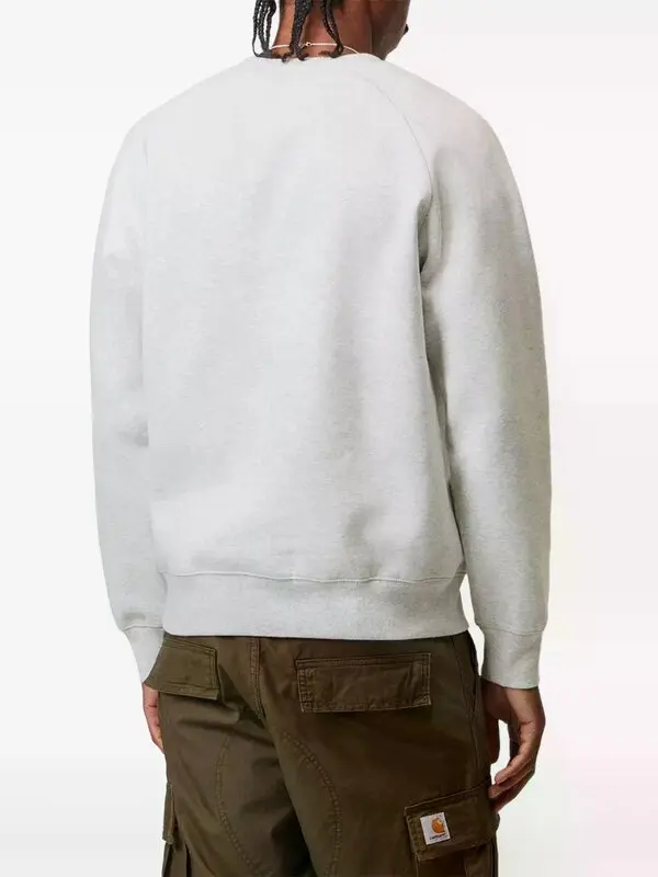 Carhartt Work In Progress Melange Cotton Sweatshirt - Grey