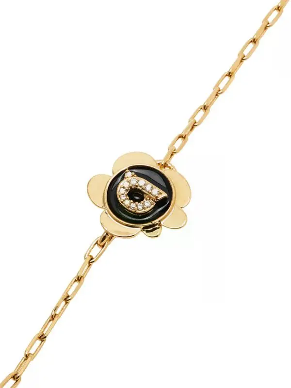 FERRAGAMO Crystal Charm Necklace