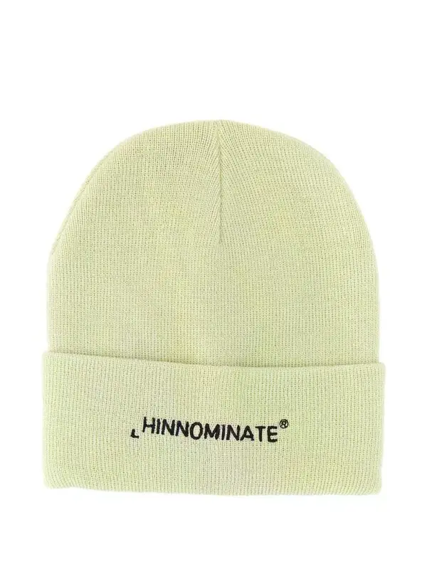 HINNOMINATE Logo-embroidered Beanie - Green