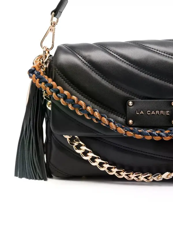 LA CARRIE Stehy Quilted Chain Shoulder Bag