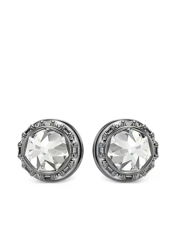 SWAROVSKI Crystal Embellished Earrings - Silver