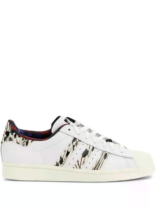 Adidas Logo-detail Sneakers - White