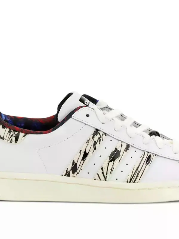 Adidas Logo-detail Sneakers - White