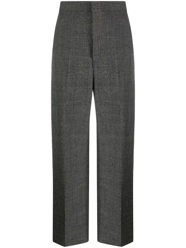 Loewe Straight-leg Wool Tailored Trousers