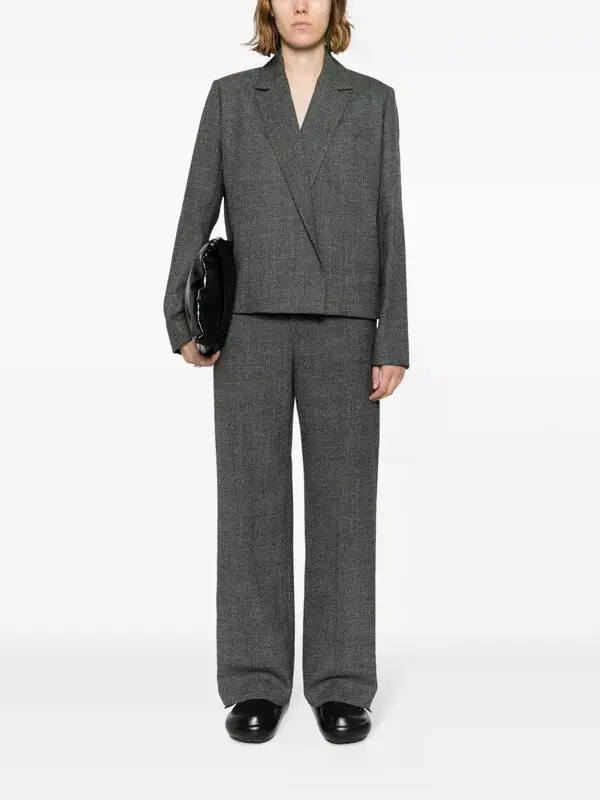Loewe Straight-leg Wool Tailored Trousers