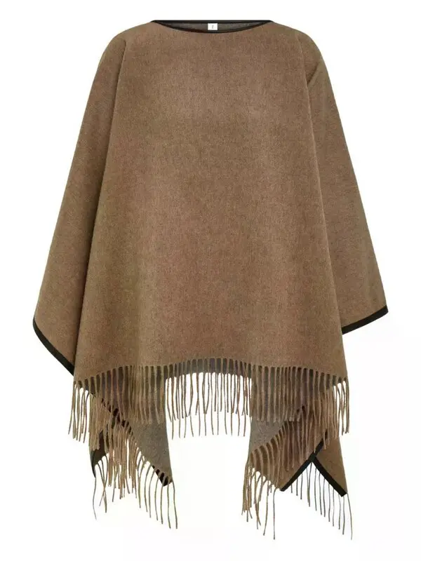 FERRAGAMO Fringe Hem Cape