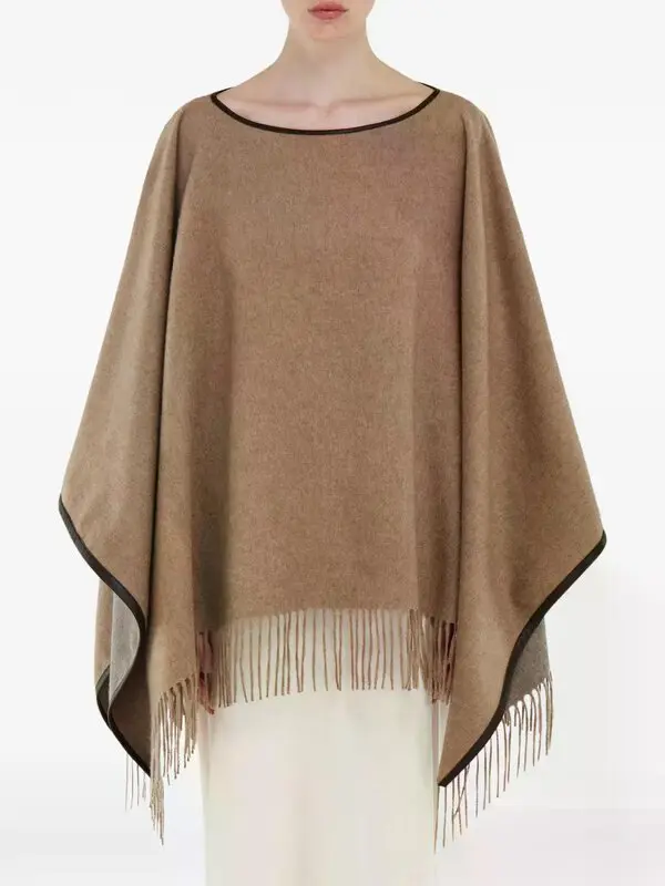 FERRAGAMO Fringe Hem Cape