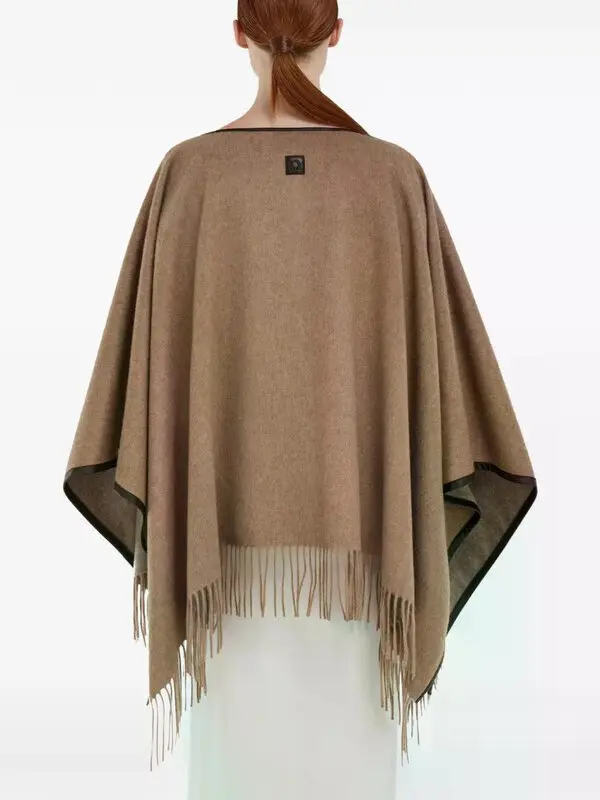 FERRAGAMO Fringe Hem Cape