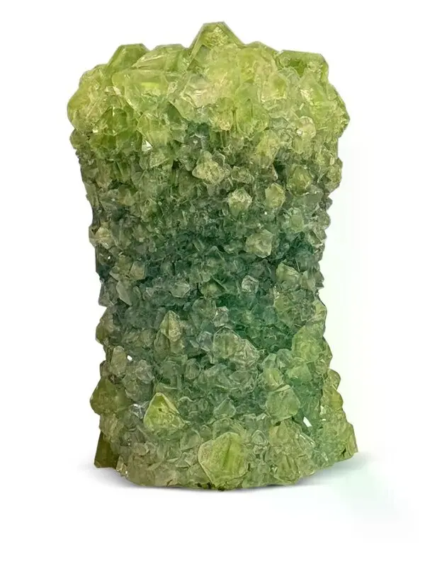 MINERAL SERIES Small Crystal Vase - Green