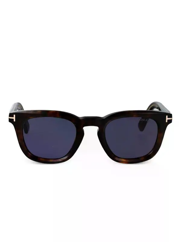 TOM FORD Icon Square Sunglasses - Brown