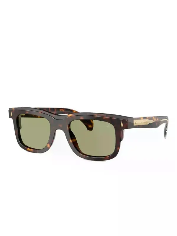 Moncler Claro Tortoiseshell Square-frame Sunglasses