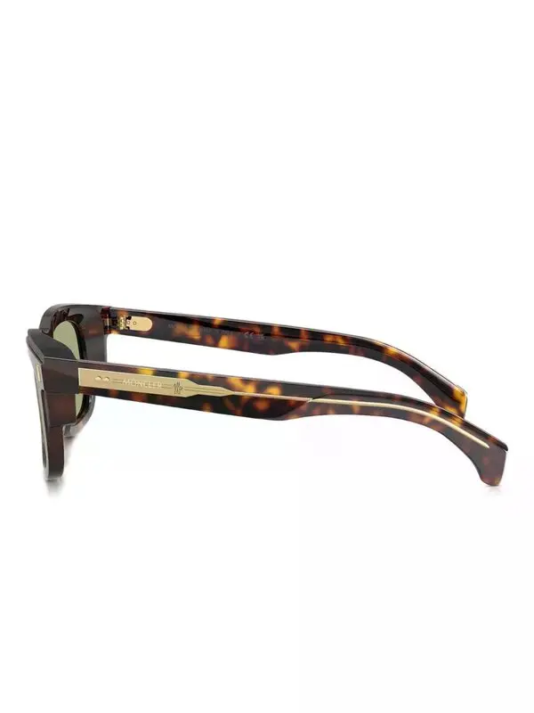 Moncler Claro Tortoiseshell Square-frame Sunglasses