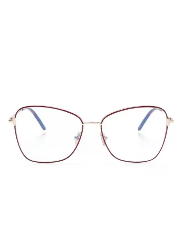 TOM FORD Metal Oversize-frame Glasses - Purple