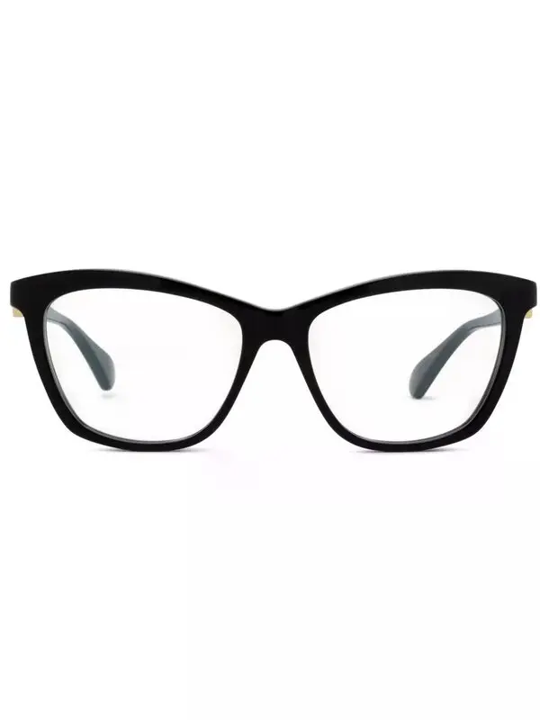 CARTIER Logo-plaque Glasses - Black