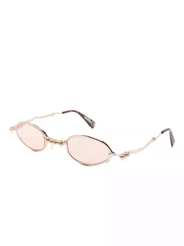 KUBORAUM Sculpted Oval-frame Sunglasses