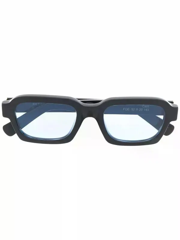RETROSUPERFUTURE Caro Rectangular-frame Sunglasses - Black