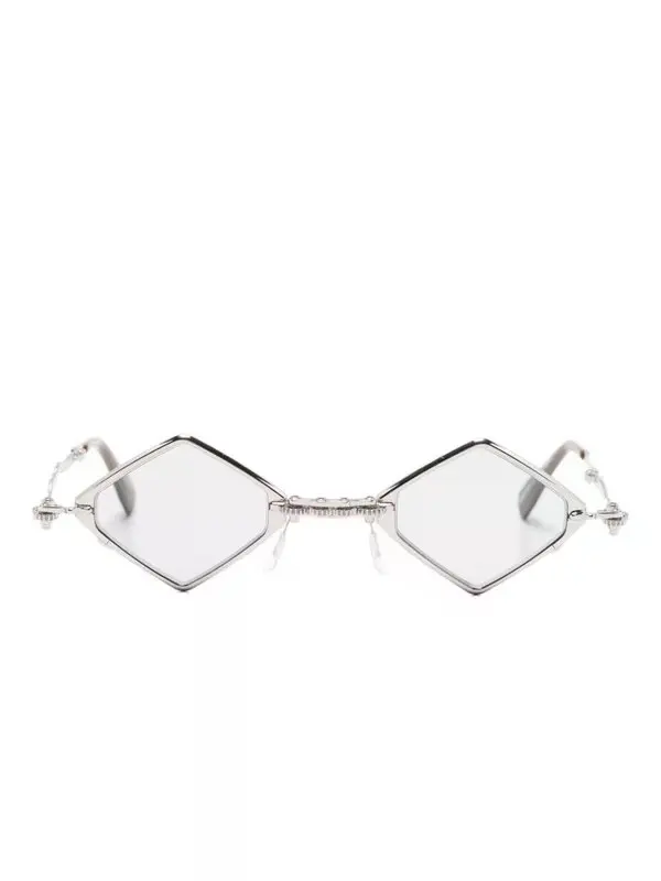 KUBORAUM Geometric Frame Sunglasses - Silver