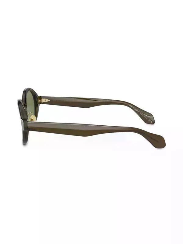 Giorgio Armani Round-frame Sunglasses - Green