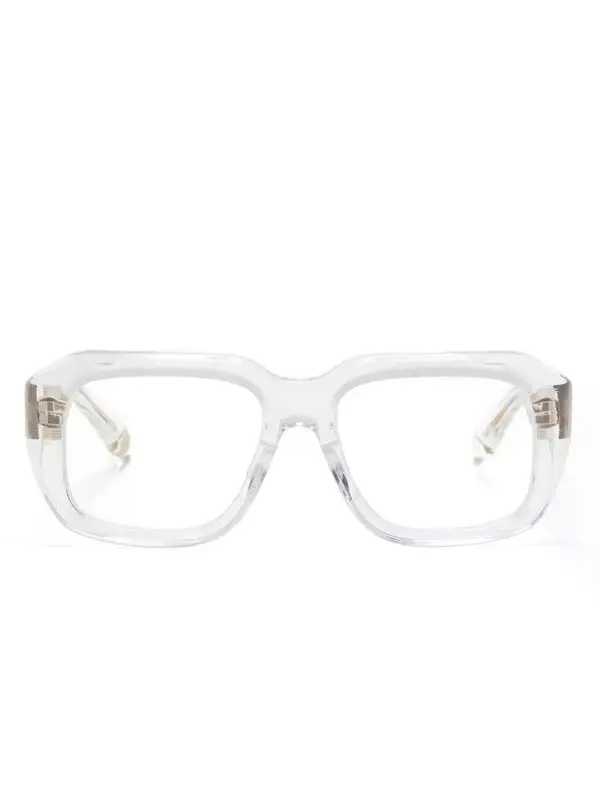 Matsuda Rectangle Eyeglasses - White
