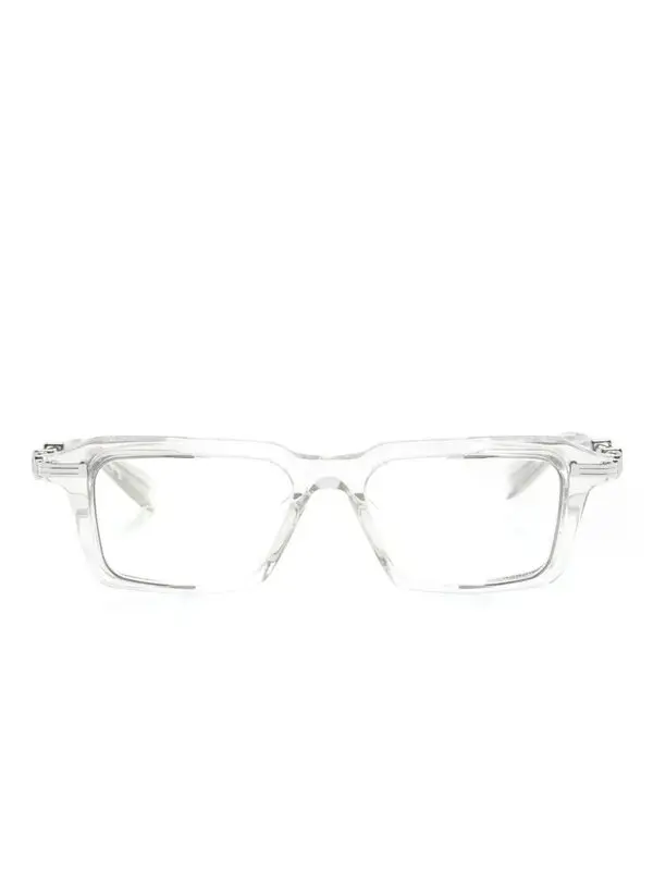 Balmain Legion Iii Rectangle Glasses - Grey