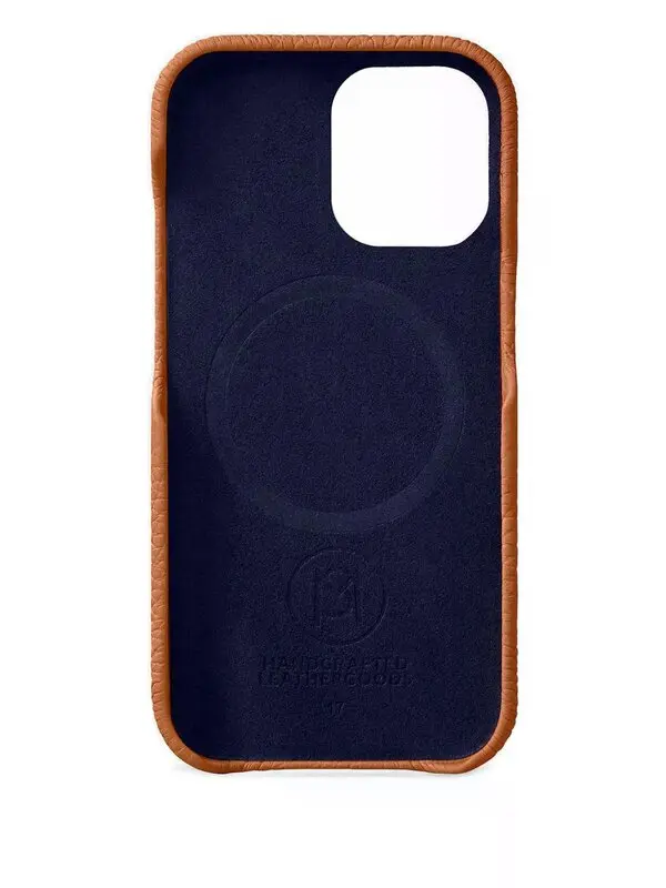 MAISON DE SABRE Leather Iphone 17 Case - Brown