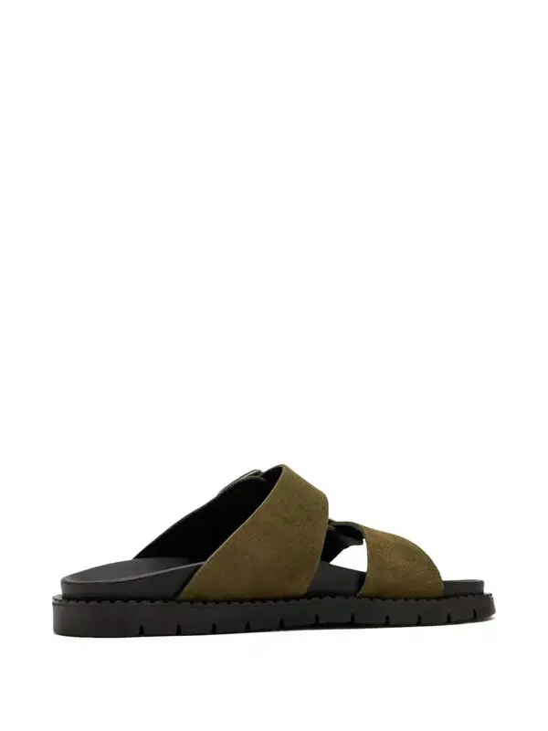 FORSA Curtis Buckle-strap Slides - Green