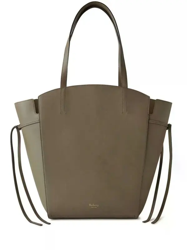 Mulberry Clovelly Leather Tote Bag - Green