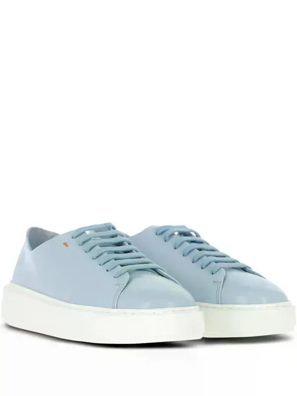 Santoni Lace-up Platform Pumps
