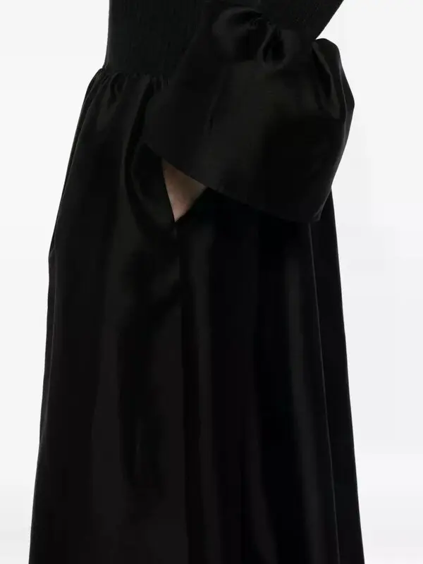 Cynthia Rowley Flared-sleeves Dress - Black