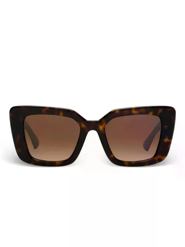 Burberry Equestrian Knight Design Sunglasses - Brown
