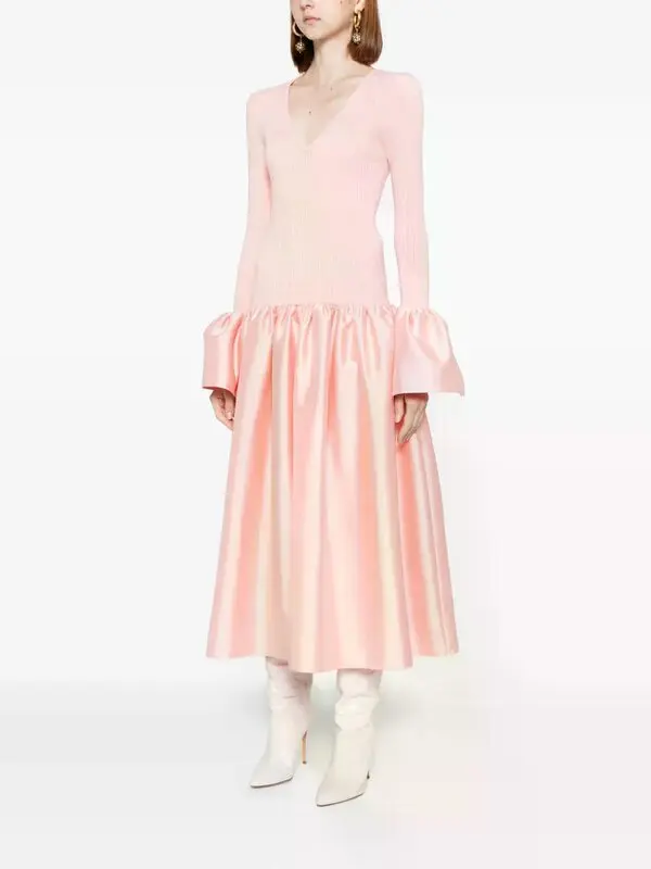 Cynthia Rowley Flared-sleeve Dress - Pink